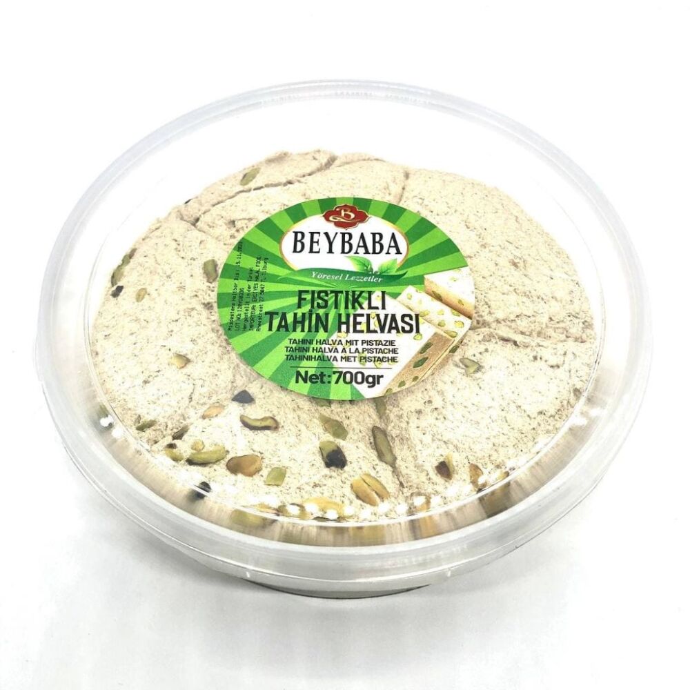 BEYBABA ANTEP FISTIKLI HELVA 700GR - Çarşı 24 - Avrupa'nın Türk Çarşısı